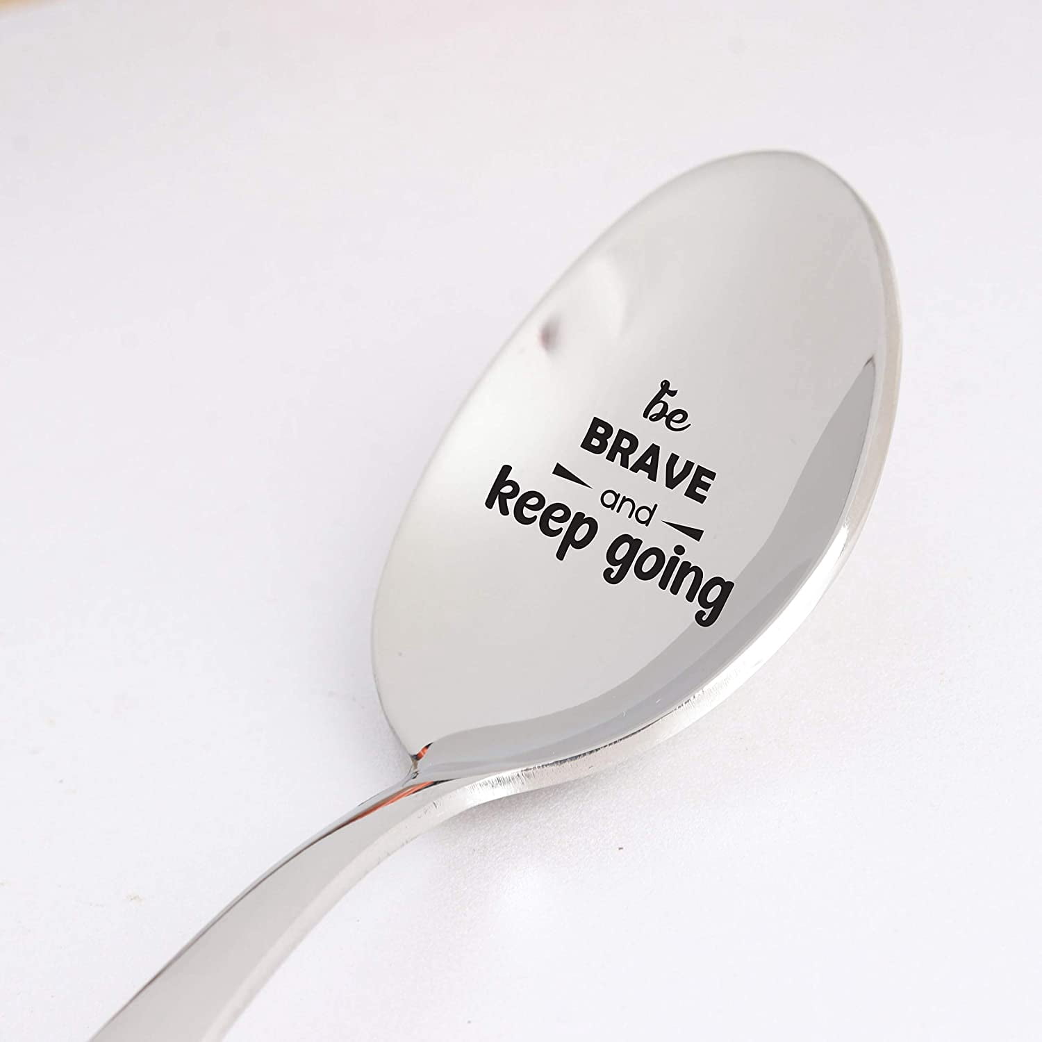 Motivational Gift for Him Her | Be Brave and Keep Going Spoon Gift for ...