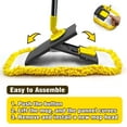 JEHONN Microfiber Mop, Wet and Dry Mop for Floor Cleaning, Adjustable ...