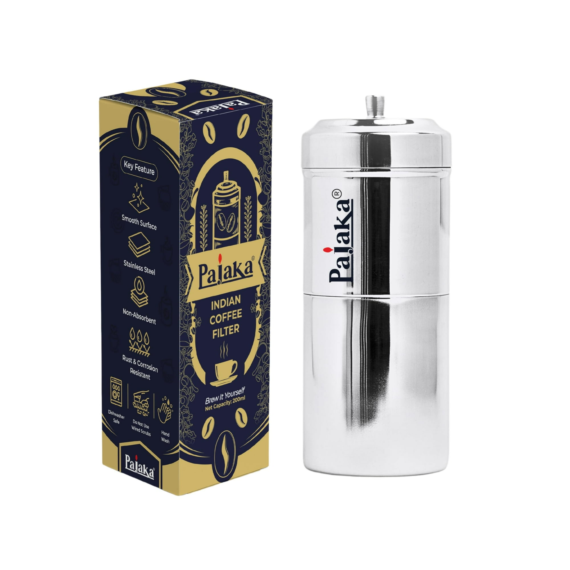 Click here for Pajaka South Indian Filter Coffee Maker 2-4 Cup Mu... prices
