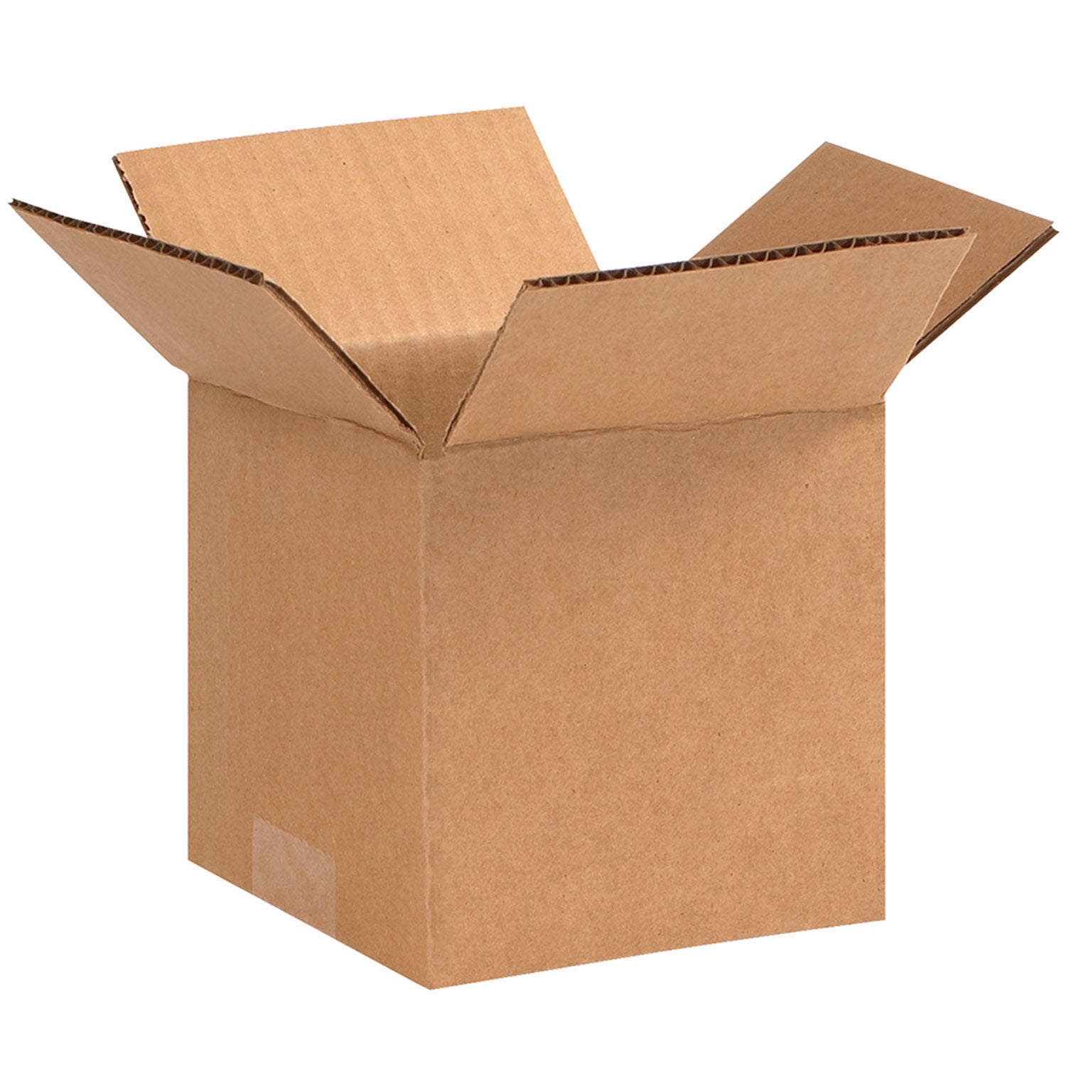 5" x 5" x 5" Cube Cardboard Corrugated Boxes, 65 lbs Capacity, ECT-32 ...
