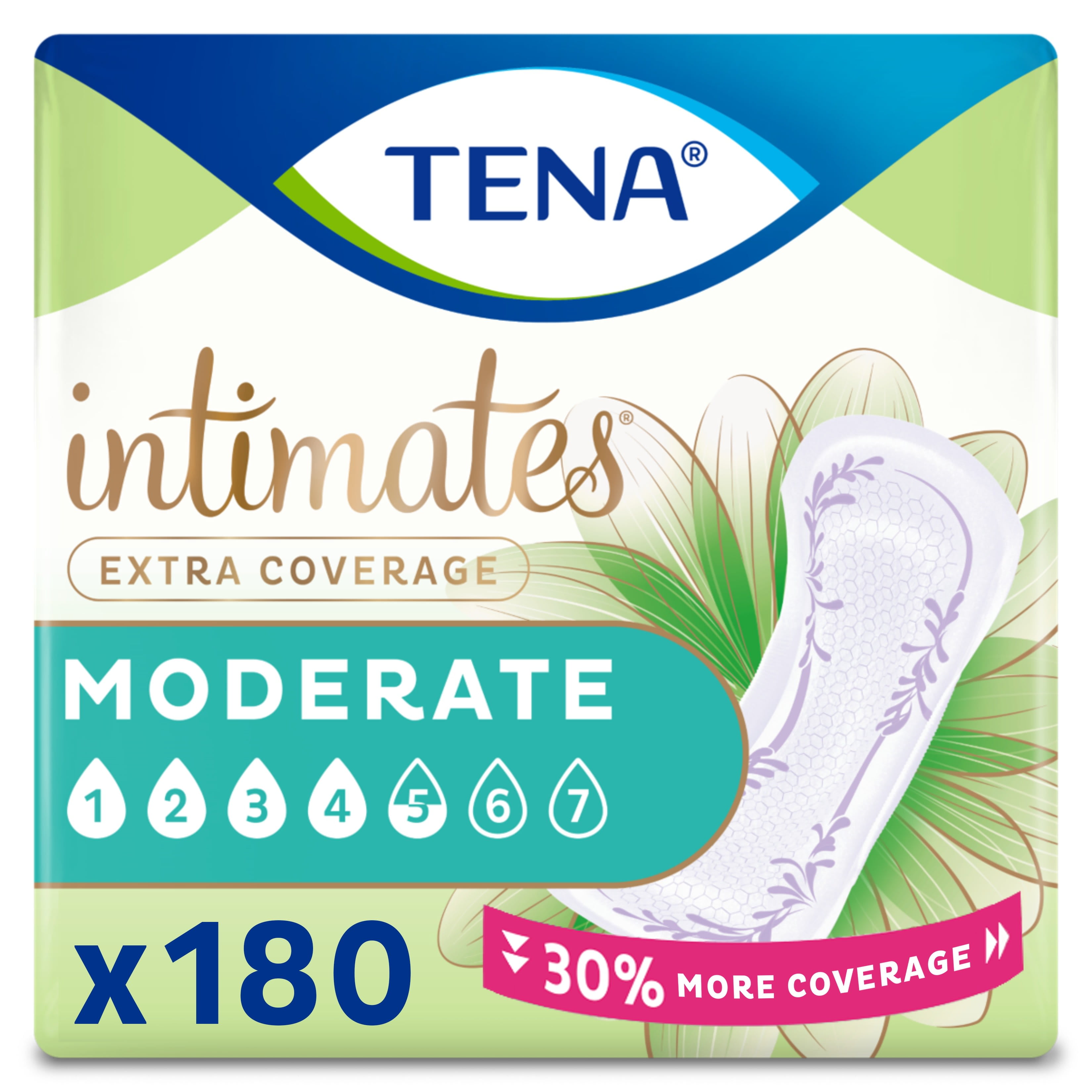 Tena Intimates Extra Coverage Moderate Pads, 180 ct - Walmart.com
