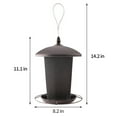 Outdoor Garden 2-in-1 Hanging Bird Feeder - Squirrel-Proof Auto ...