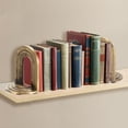 Cast Iron Brick Arch Bookends Set, 2 Decorative Holders for Shelves or ...