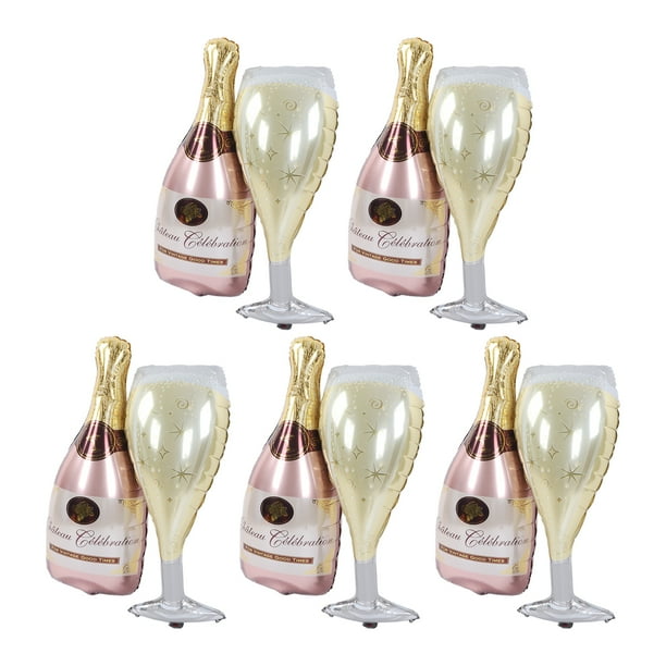 Champagne Balloonfor Party,5set Champagne Balloon Rose Champagne ...
