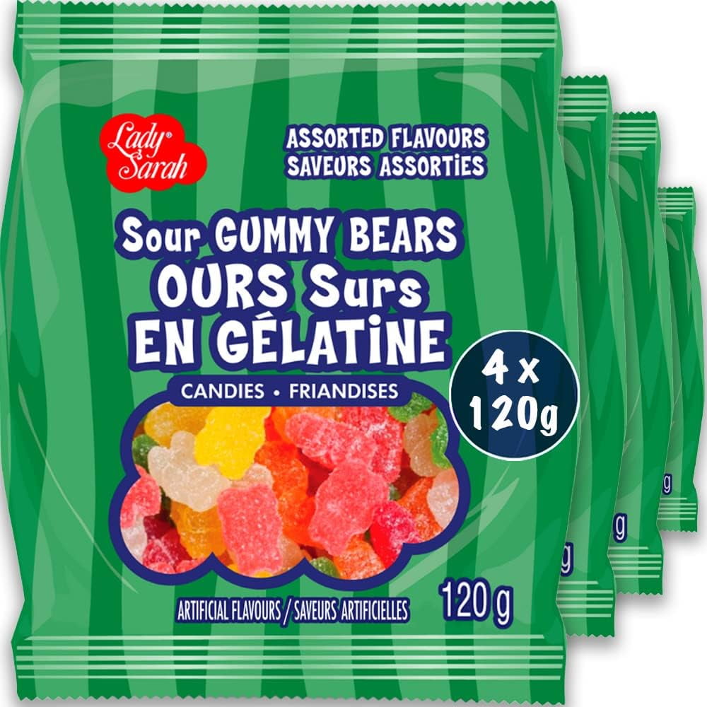 Click here for Lady Sarah Candy Bags - Sour Gummy Bears  120g (4... prices