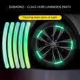 Car Wheel Hub Reflective Stickers Adhesive Decorative Stripe Decal ...