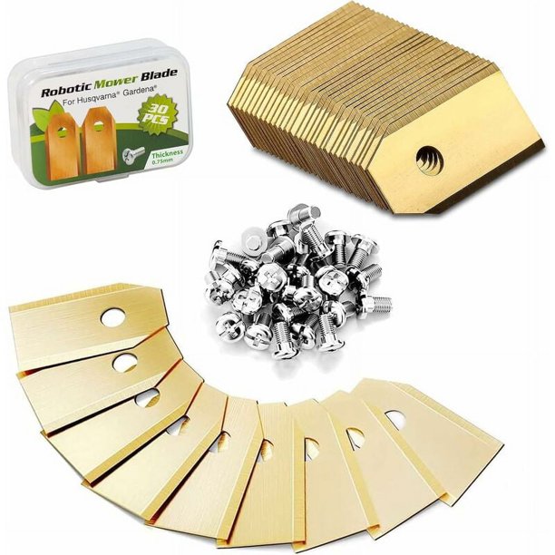 Hongchun Robot Lawn Mower Blade, 30 Universal Replacement Blades ...