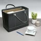 HOME DISTRICT Chic File Organizer Tote - Important Document Organizer ...