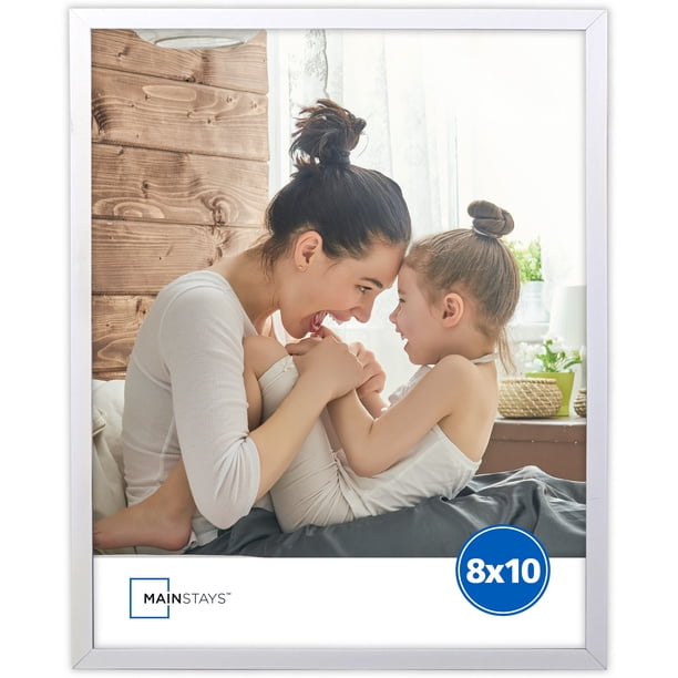 Mainstays Flat White 8x10 Gallery Picture Frame - Walmart Business
