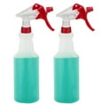 2 Heavy Duty Empty Plastic Trigger Spray Bottle 32oz Chemical Resistant ...