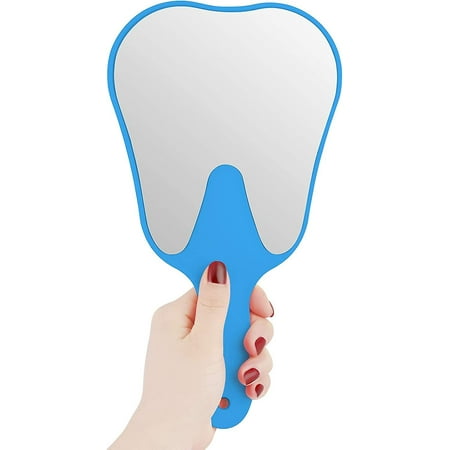 Annhua Dental Hand Mirror Small Handheld Mirrors With Handle Red, Tooth ...