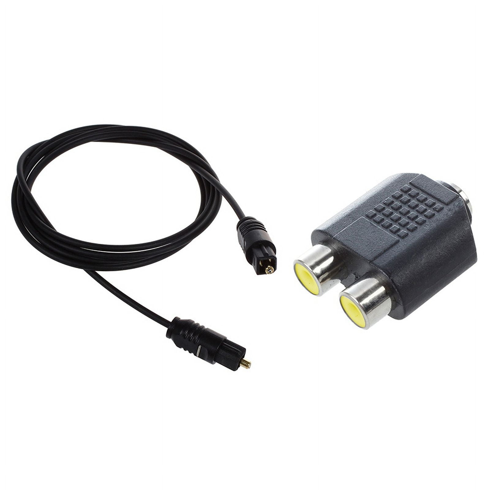 1 cable de audio digital de fibra óptica para DVD de 3 pies (1,1 m) y 1 ...