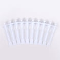 BlueZOO 2-in-1 Multi-Use Beauty Wax Sticks, 20-Pack: ABS Material White ...
