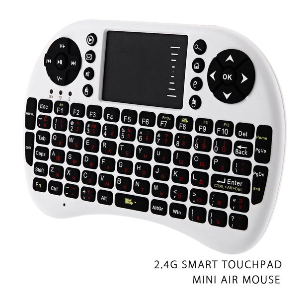 Onever Mini Wireless Keyboard 2.4GHz Russian Keyboard for Android TV ...