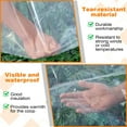 10x20ft Clear Waterproof Tarps Heavy Duty Transparent Tarpaulins Clear ...