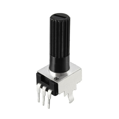 Potentiometer 5K Ohm Variable Resistors Single Turn Rotary Carbon Film ...