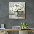 Masterpiece Art Gallery White & Sage Floral II Canvas Print - Walmart.com