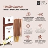SOUL STICKS Premium Incense Sticks, 90g Packs Vanilla - Walmart.com