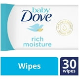 Baby Dove Rich Moisture Baby Wipes, 30 count - Walmart.com