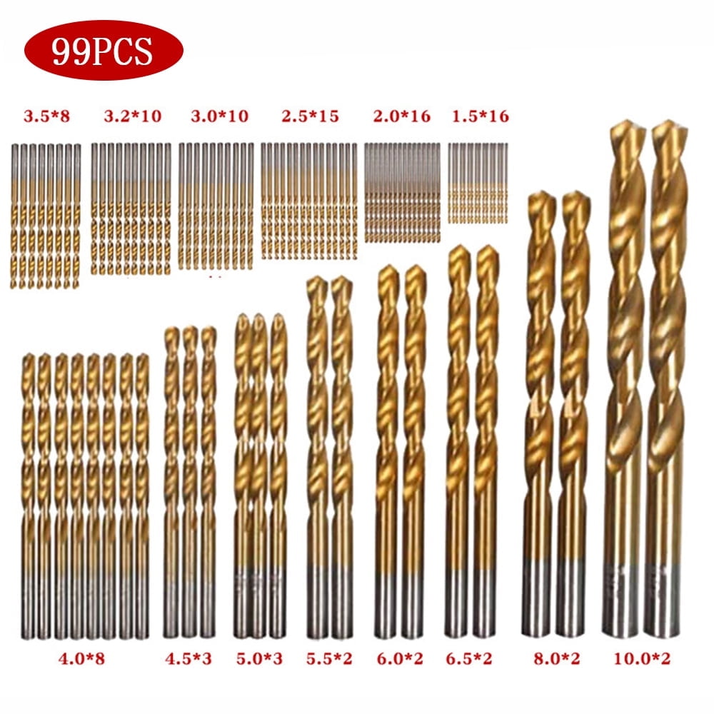 Click here for Mesase 99pc Cobalt Drill Bits Set For Stainless St... prices