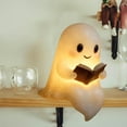 3D Resin Halloween Ghost Night Light, Ghost Warm Lighted Indoor ...