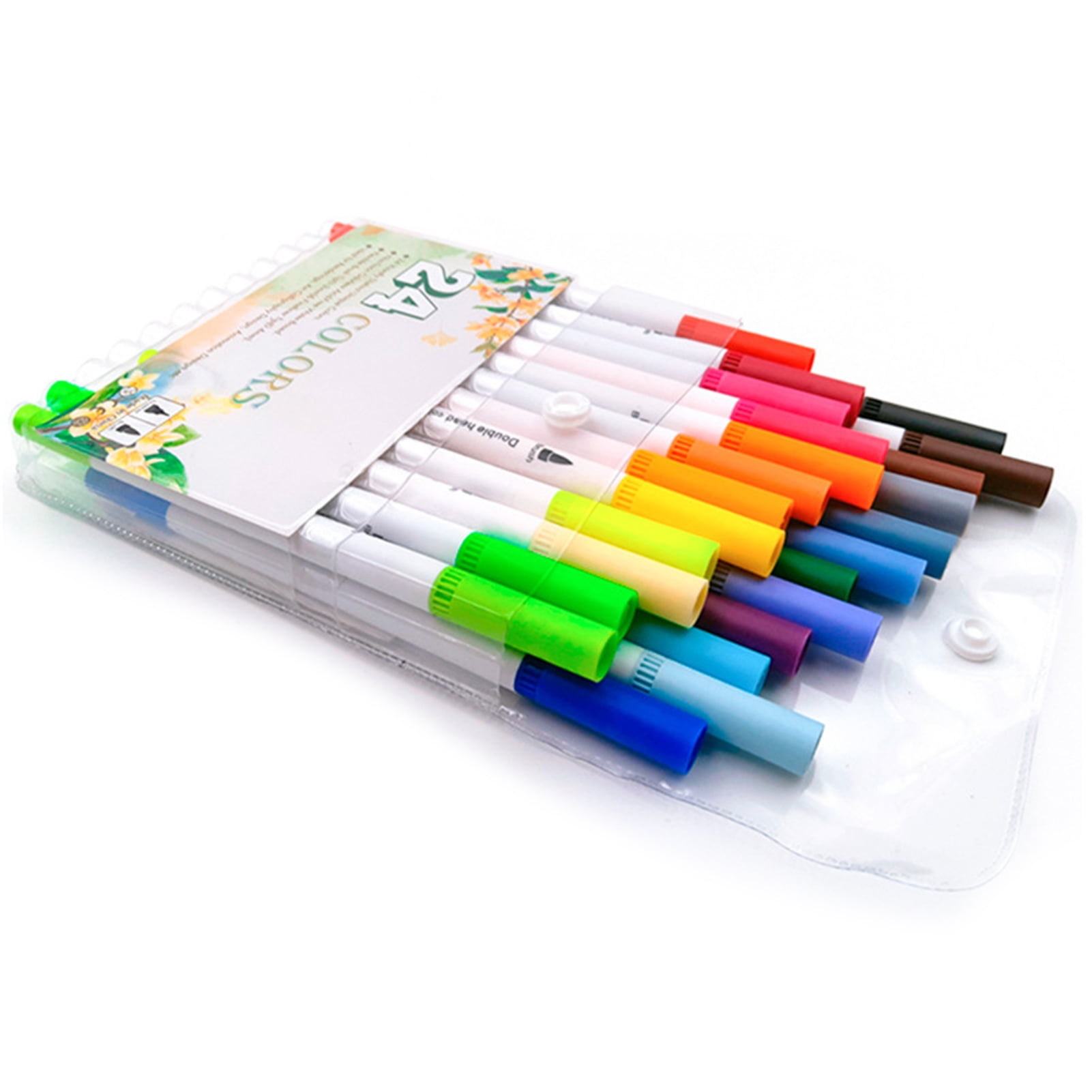 Click here for Pepisky 24 Colors Markers Set Double Tipped Colore... prices