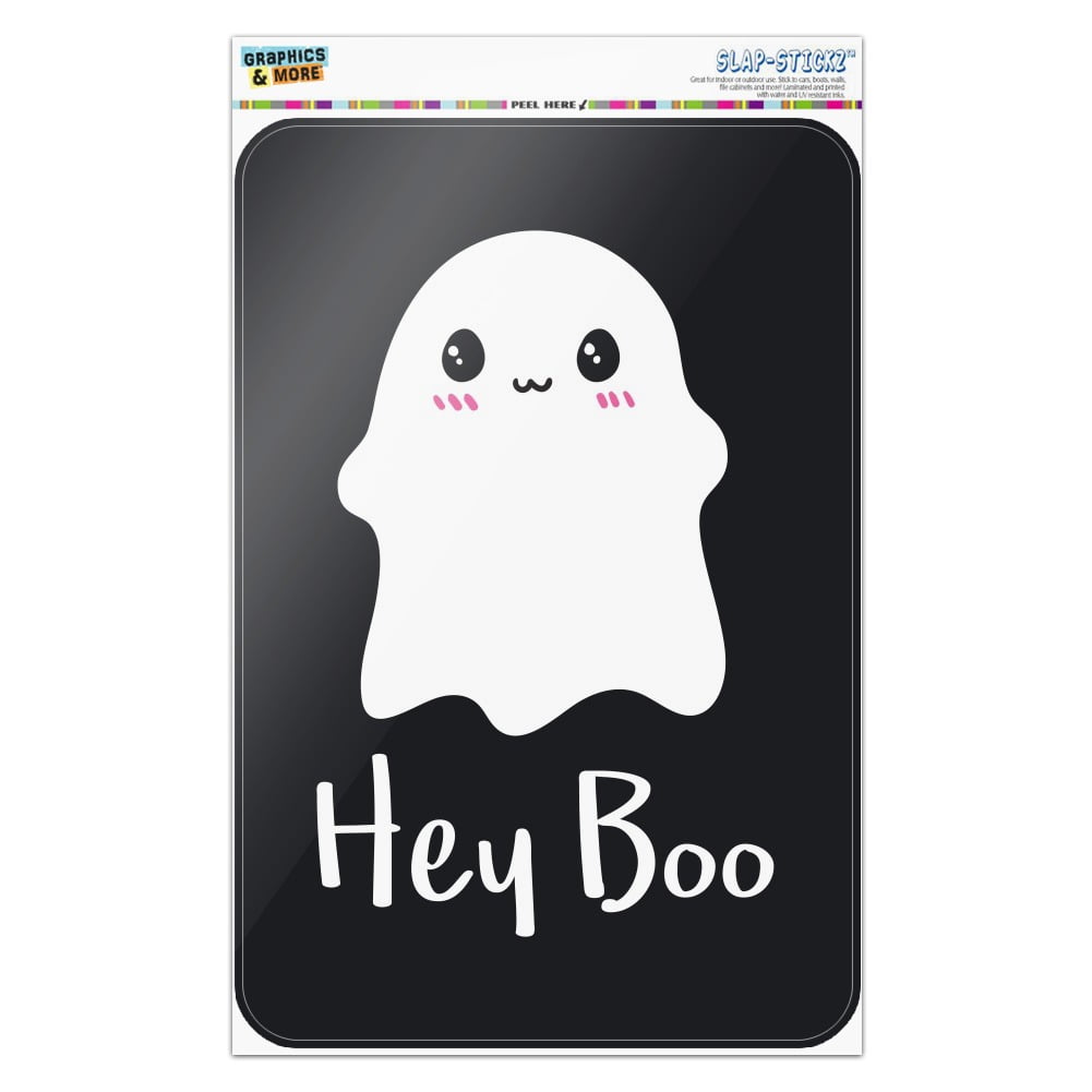 Hey Boo Cute Kawaii Ghost Home Business Office Sign - Walmart.com