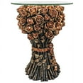 Design Toscano Table of Roses Glass-Topped Sculptural Table - Walmart.com