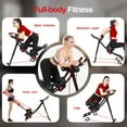 Fitness Ab Machine Ab Cruncher with LCD Monitor, 4 Adjustable ...