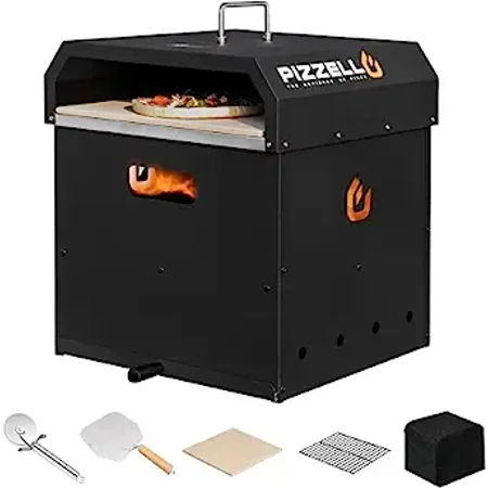 Pizzello Pizza Oven Bbq Wood Pellet 16" Outdoor Pizza Ovens with Pizza ...