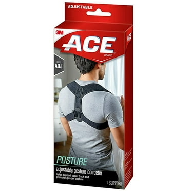 ACE Brand Posture Corrector, Unisex, Adjustable Brace, One Size Fits ...