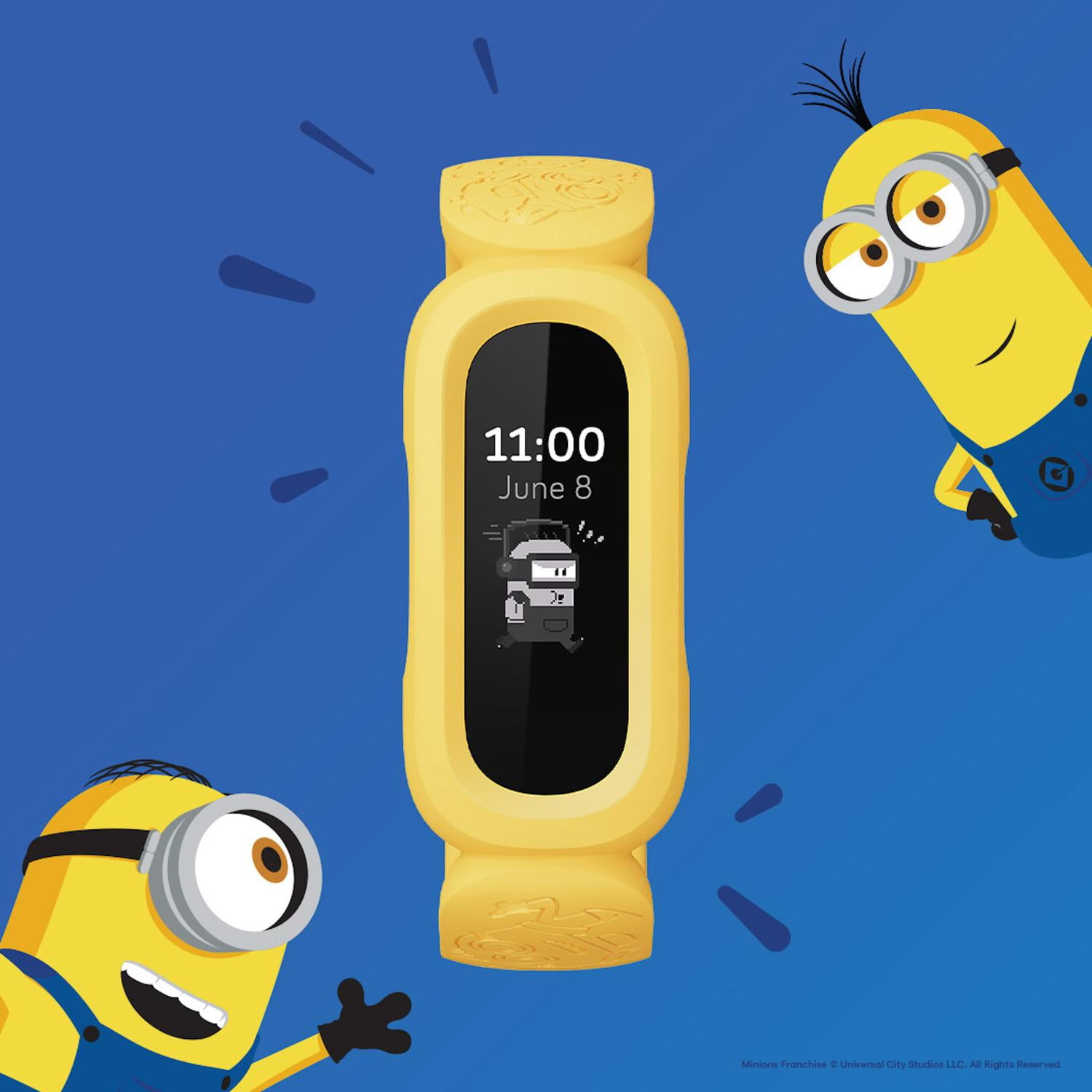 Pulsera de Actividad Fitbit Minions con GPS para Niños Ace 3 Minions ...