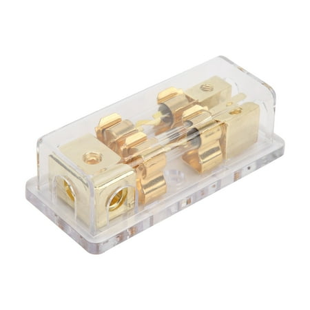 Power Distribution Block 60A 1 in 2 Out Audio Splitter Fuse Holder for ...
