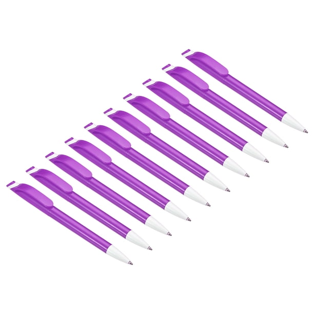 Uxcell Rotary Ballpoint Pens Medium Point 1mm Black Ink Plastic Twist ...