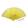 1920s Vintage Styles Flapper Feathered Fan for Women Folding Handheld ...