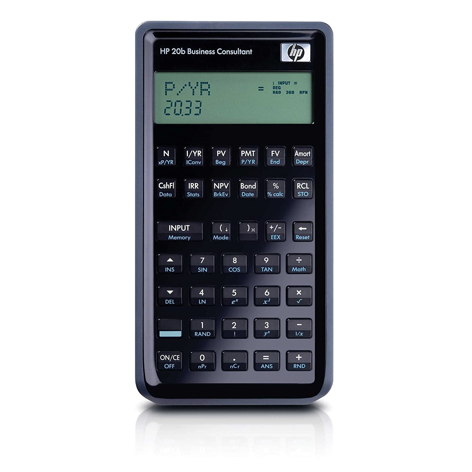 HP 20b Business Consultant Financial Calculator F2219AA Walmart hp-20b-business-consultant-financial-calculator-f2219aa-walmart