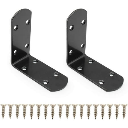 YDJKET 2 Pieces L Shaped Corner Braces, Right Angle Bracket, Mounting ...