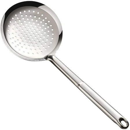 Strainer Ladles for Cooking Stainless Steel Long Handle Scoop Slotted ...