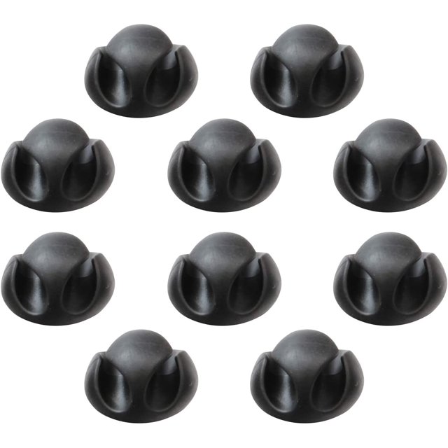 Hardware Multipurpose Silicone Cable Clip Grip Wire Cord Type USB Desk ...