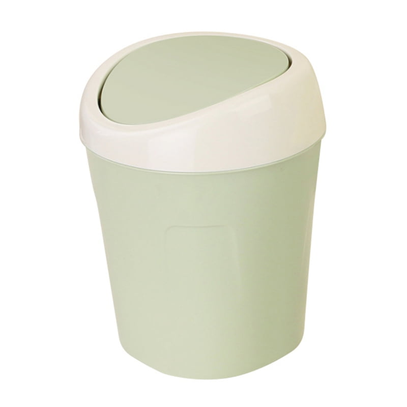 Pretty Comy Trash Can Creative Mini Desktop Plastic Bucket Bin 3 Colors ...