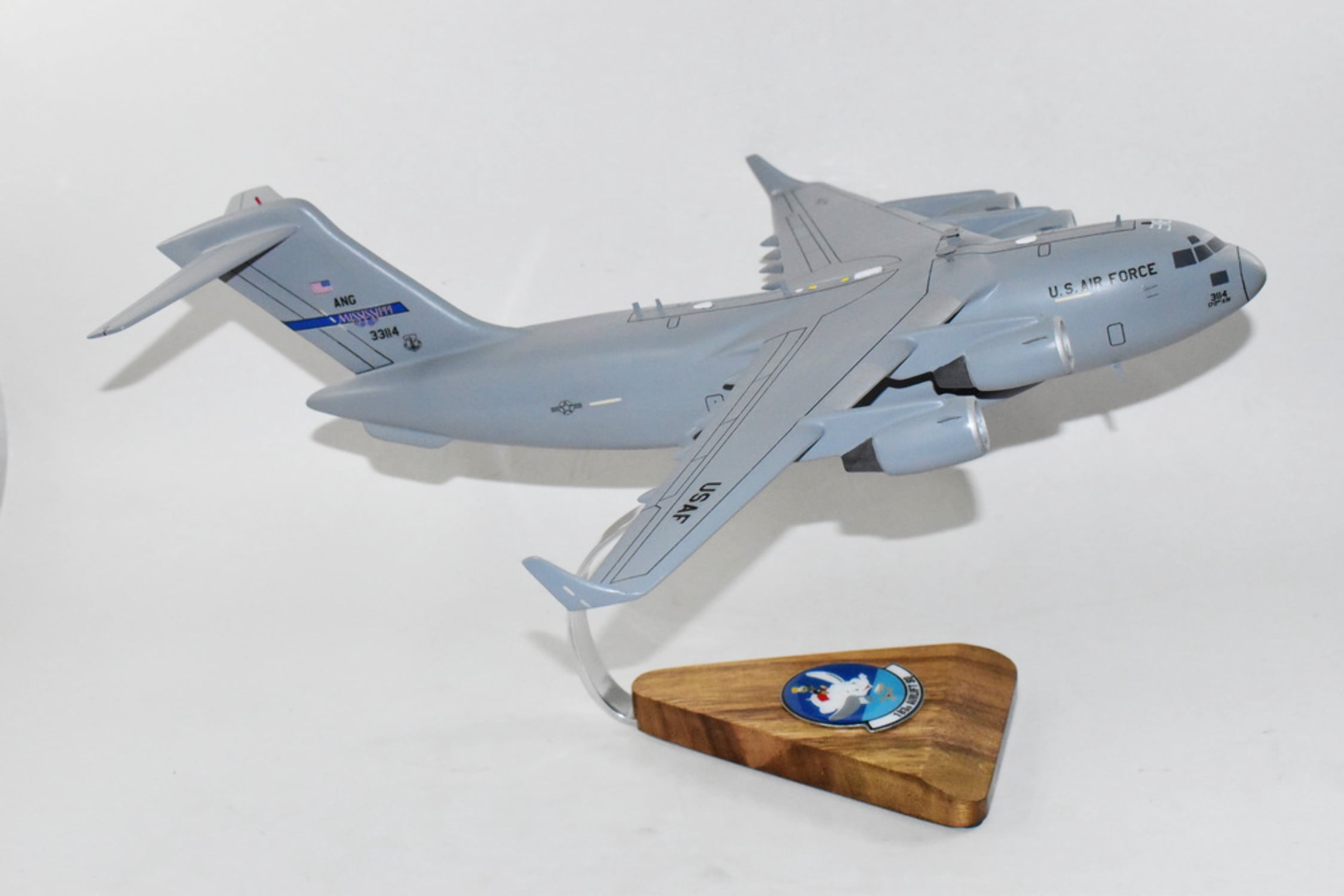 183d Airlift Squadron Mississippi ANG C-17 Model, 1/116th Scale ...