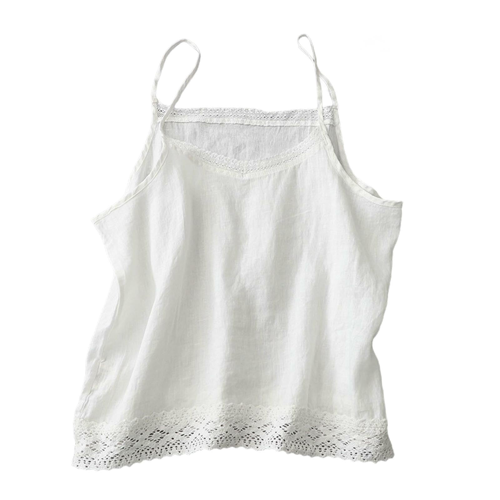 Click here for Yubnlvae White Womens 2025 Large Size Loose Cotton... prices