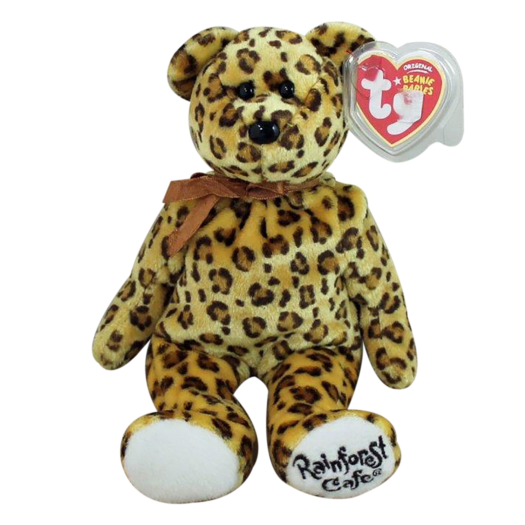 Ty Beanie Baby: Leopold the Leopard Bear | Stuffed Animal | MWMT's ...