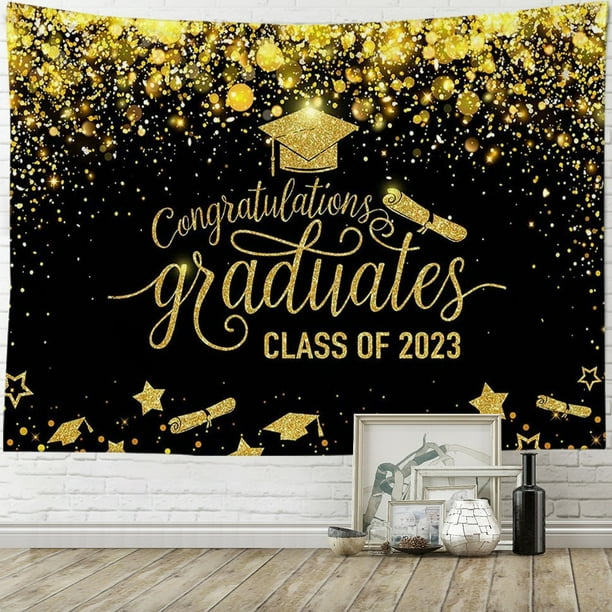 Class of 2023 Graduation Backdrops Congrats Grad Background Graduates ...