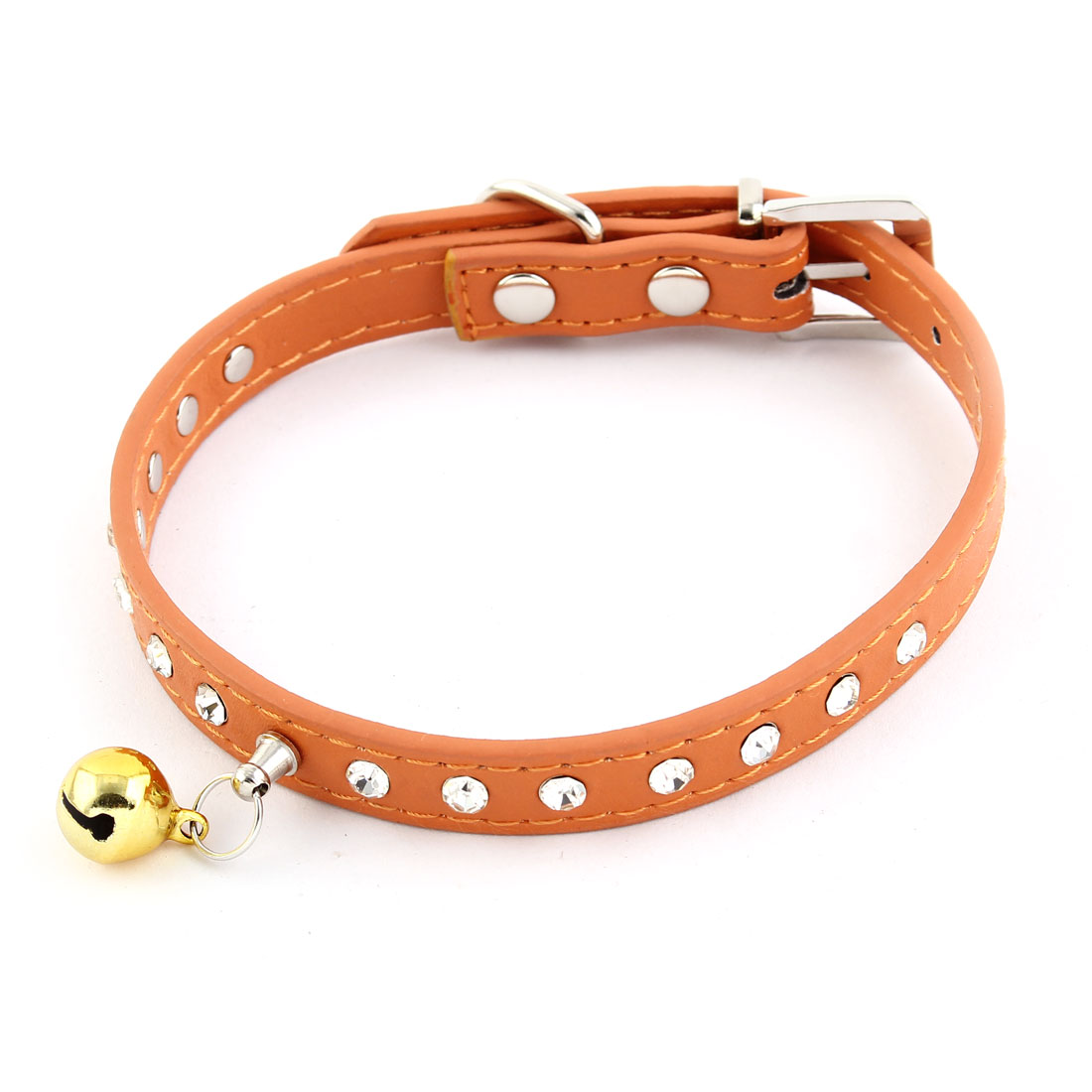 Metal Buckle Bell Decor Pet Puppy Dog Neck Belt Training Strap Collar Metal Buckle Bell Decor Pet Puppy Dog Neck Belt Training Strap Collar