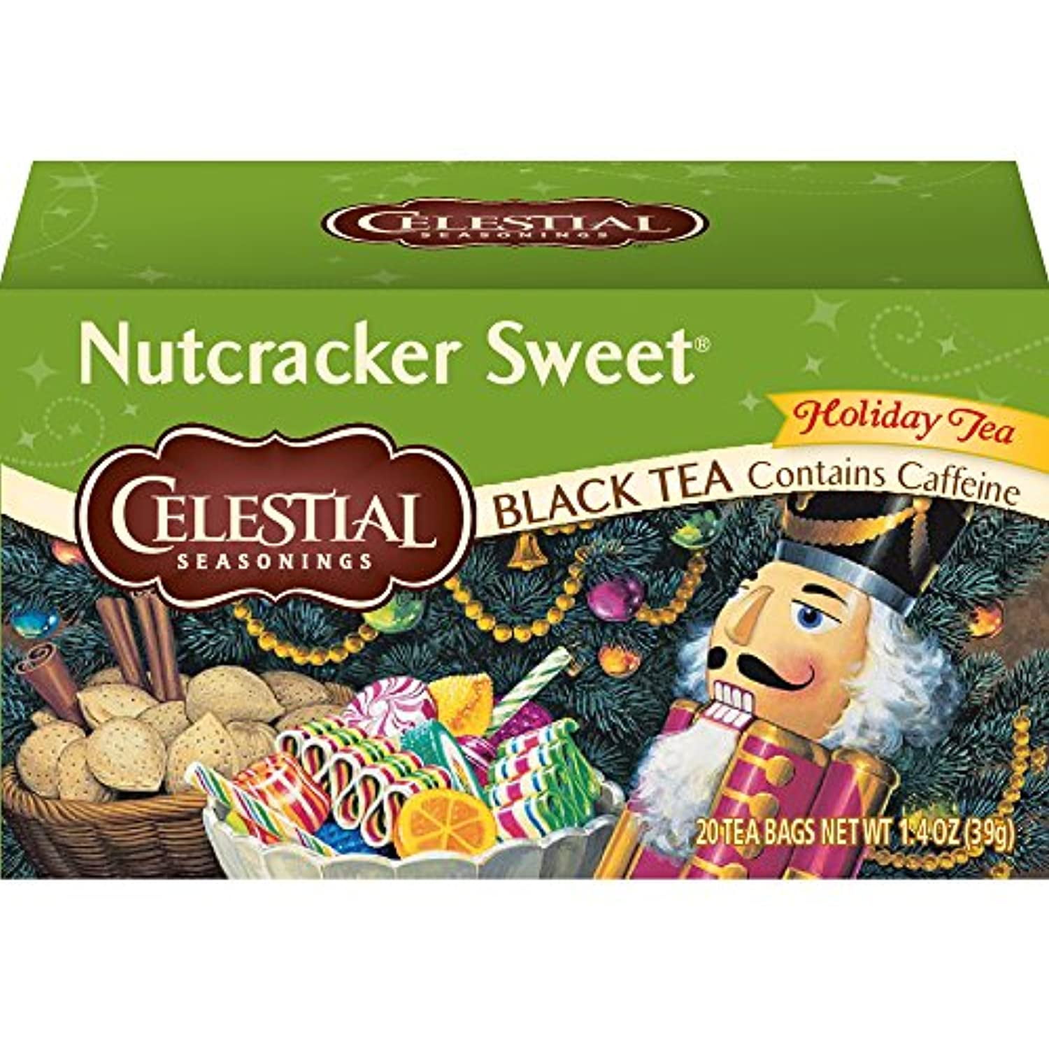 Celestial Seasonings Black Tea, Nutcracker Sweet, 20 Count - Walmart.com