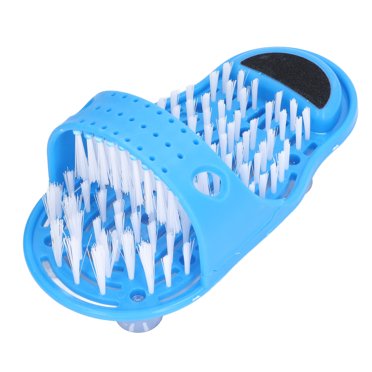 2-in-1 Shower Foot Scrubber Sandal & Cleaner with Pumice Stone, Non ...