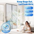 50 Magnets Auto-Sealing Magnetic Screen Door, Pet & Kid Friendly, Bug ...