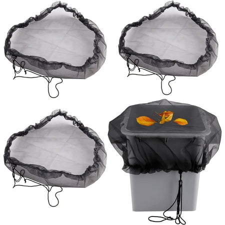 3 Pack Mesh Rain Barrel Cover, Water Collection Bucket, Rain Harvesting ...