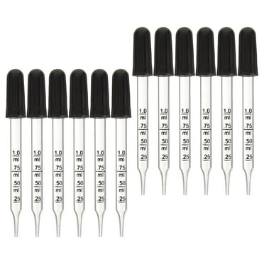 5ml Glass Scale Line Dropper Pipette Lab Dropper Dropping Pipet Blue ...